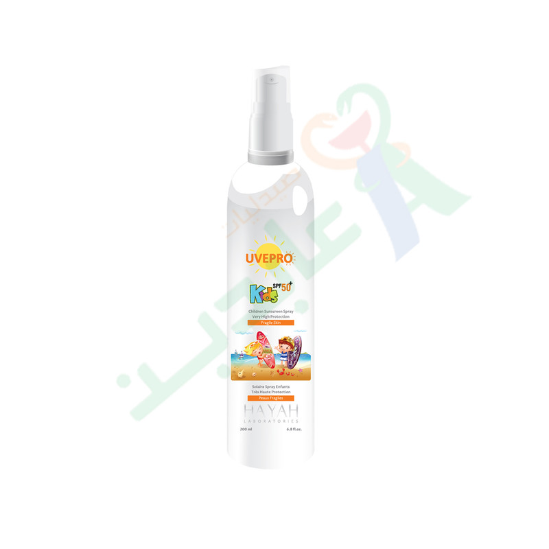 HAYAH UVEPRO KIDS SPF50+ FRAGILE SKIN 200 ML | Abdin Pharmacies